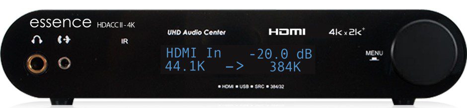 Essence HDACC II-4K HDMI DAC | 4K Audio & Headphone Amp